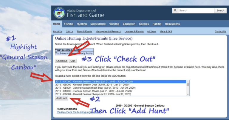 How to Get Your Alaska Hunting License, Harvest Tickets and Locking ...